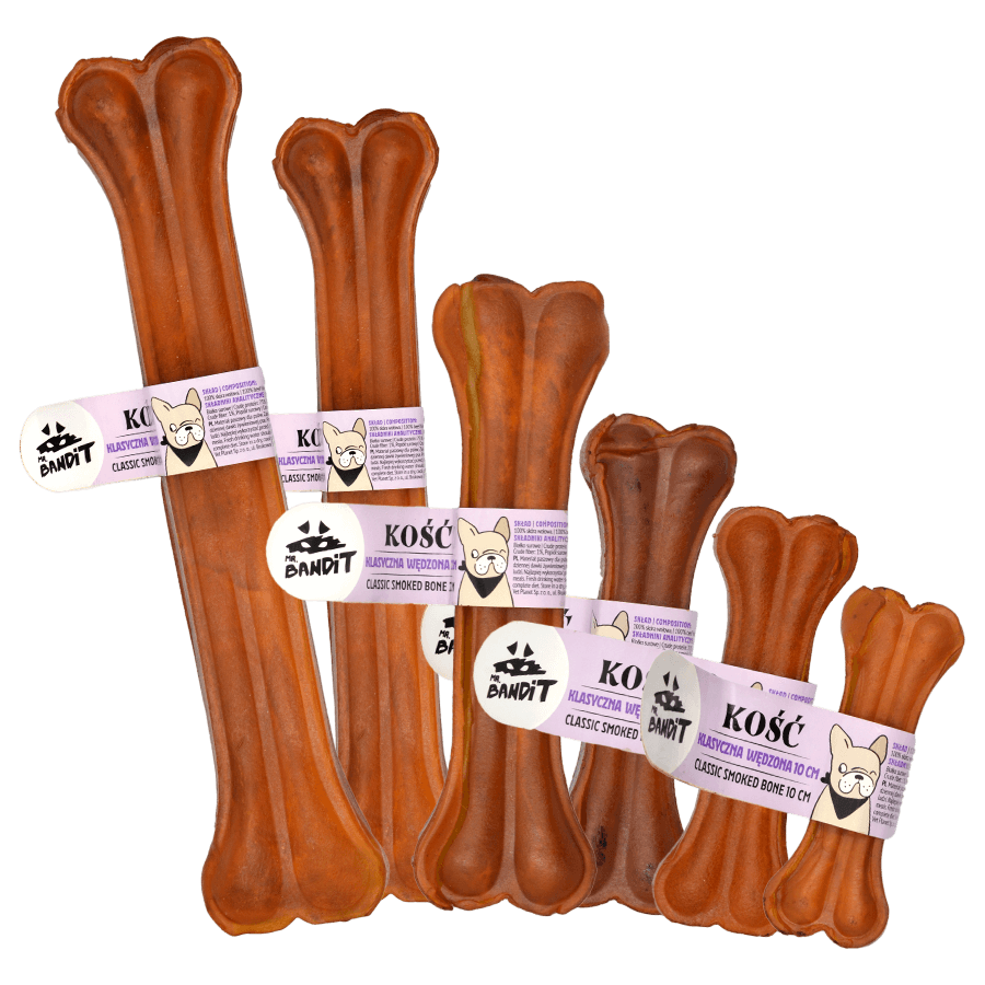 Mr. Bandit Wędzona Kość Prasowana dla Psa